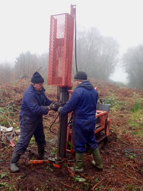 Preliminary Core Window sampling – Drummin Bog Project